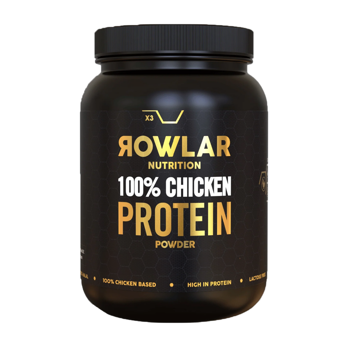 Rowlar - Chicken Protein - 100% Kipeiwit - Lactosevrij - Proteine Shake